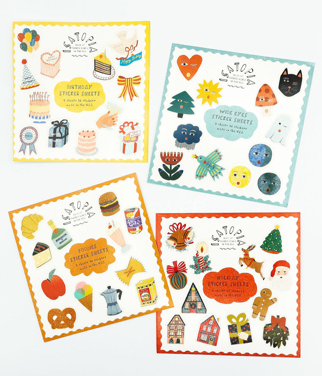 Foodies Sticker Sheets – Isatopia