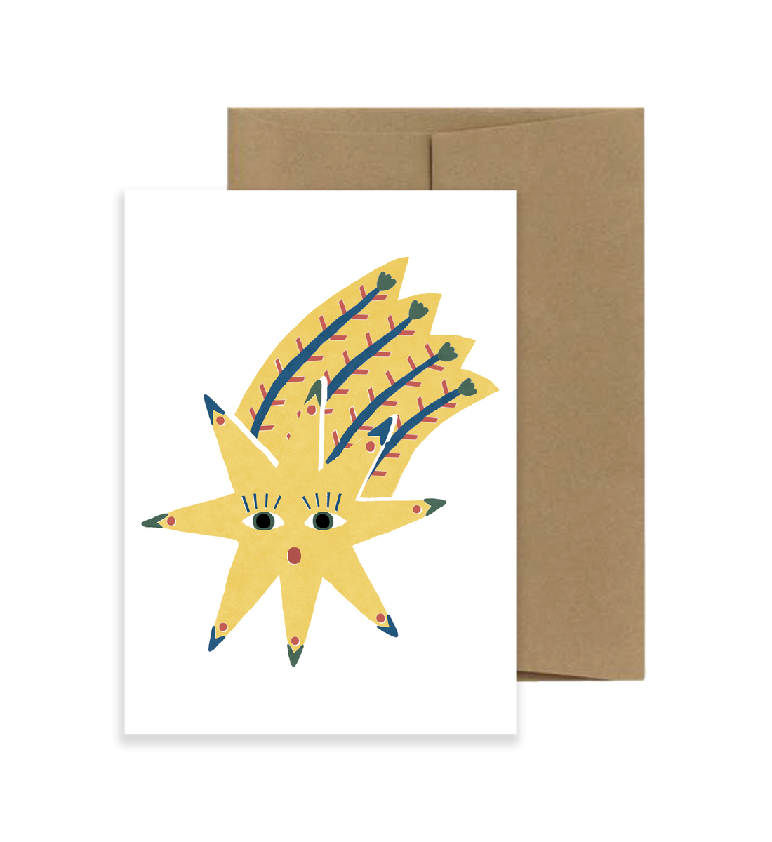 Shooting Star card - Wide Eyes Series – Isatopia